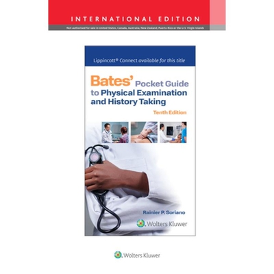 预订 Bates’ Pocket Guide to Physical Examination and History Taking, International Edition (Lippincott Connect) Bates