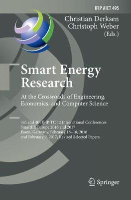 【预订】Smart Energy Research. At the Crossroads of Engineering, Economics, and Computer Science