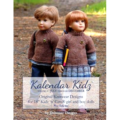 预订 Kalendar Kidz: Volume 2 July through December: Original Knitwear Designs for 18