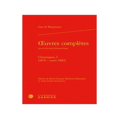 [预订]Oeuvres complètes, Vol. 1. Chroniques : 1876-mars 1882 9782406086987