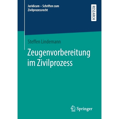 预订 Zeugenvorbereitung im Zivilprozess: 9783658321543