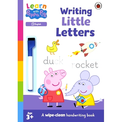 预订 Learn with Peppa: Writing Little Letters: Wipe-Clean Activity Book: 9780241601785