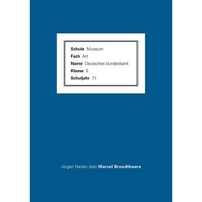 预订 Jürgen Harten über Marcel Broodthaers: 9783863357870
