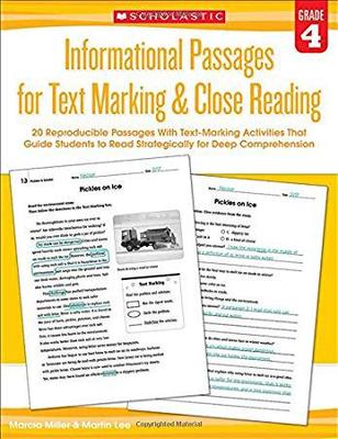 【预售】Informational Passages for Text Mark...