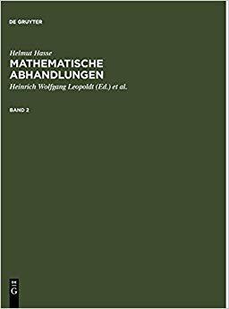 【预订】HASSE:MATHEMATISCHE ABHANDLUNGEN  BD  2  APART 9783110046779