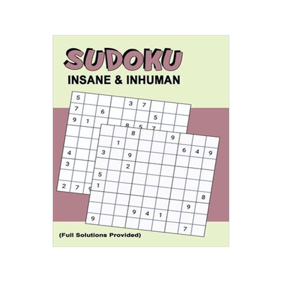 [预订]Sudoku Insane & Inhuman: Killer Sudoku Puzzles for Advanced & Experienced Players - Extremely Hard t 9781704026039