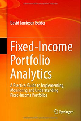 【预订】Fixed-Income Portfolio Analytics