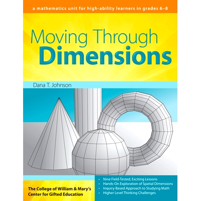 预订 Moving Through Dimensions: A Mathematics Unit for High Ability Learners in Grades 6-8 穿越维度: 9781593633905