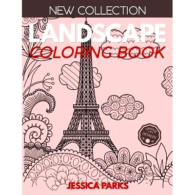 预订 Landscape Coloring Book: Stress Relieving Landscape Designs For Anger Release, Adult Relaxation And Meditation: 978