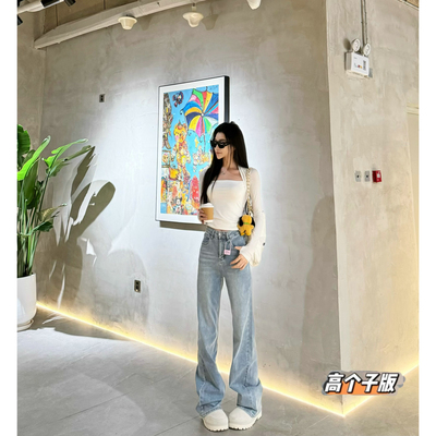 阔腿长裤常规牛仔春夏加长女裤