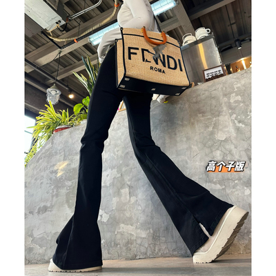 微喇长裤常规牛仔春夏加长女裤