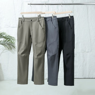 平替户外科技加绒保暖软壳裤防水三防透气休闲男冲锋裤3033-45018