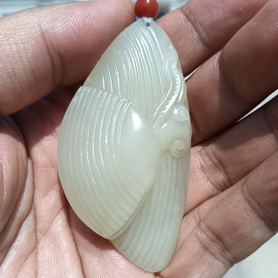 新疆和田玉黄玉黄口料手把件