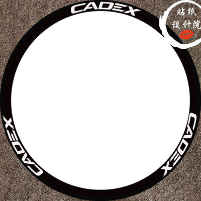 适用CADEX公路自行车毂贴