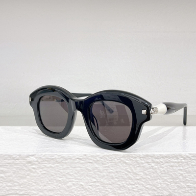 韩版板材宽边太阳眼镜女士Maske J1时尚个性遮阳墨镜男防紫外线黑