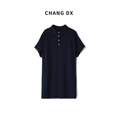 畅家CHANGDX  中长款短袖polo衫158