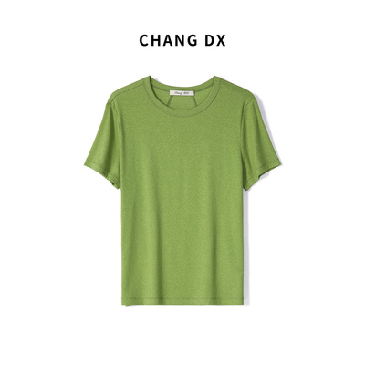 畅家CHANGDX  莱赛尔短袖T恤
