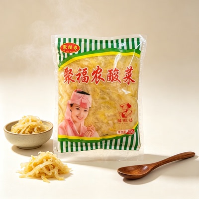 东北大缸酸菜自家丝聚福农小梁山