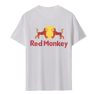 UpFuncle原创 红猴red Monkey幽默感 凉感 速干攀岩短袖T恤 男女