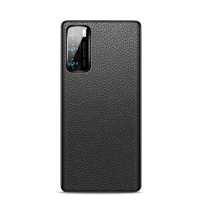 适用华为p40手机壳p40pro+十荔枝纹外壳p30带磁吸p30pro男保护套男款p4opro男士新款p4o高端外壳ppro后壳高级