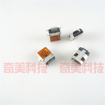 【全新】手机USB数据线接口 MINI插座母座 尾插 10P 全贴片 插口