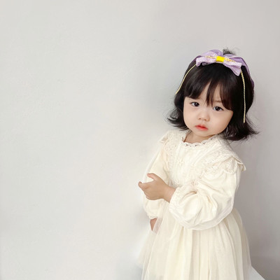 其他拼色网纱织带飘带蝴蝶结