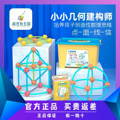 威思敦王国几何建构师3-10岁积木