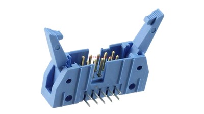 TE泰科AMP-LATCH连接器2排10路2.54MM节距PCB针座2-5499141-1