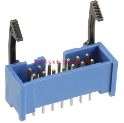 TE泰科AMP-Latch连接器2.54MM节距2排14路带钩针座2-1761606-5
