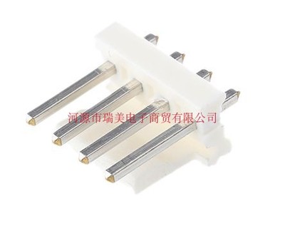 TE泰科MTA-156连接器PCB针座1排4路3.96MM节距640445-4