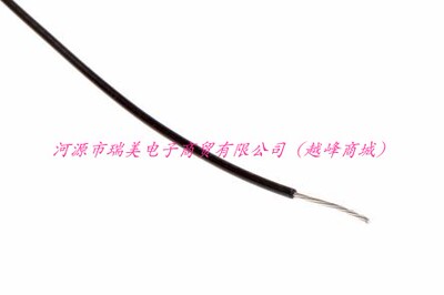 瑞美内部连线电线UL1213线型24AWG黑色600V线单芯100M长813-3476