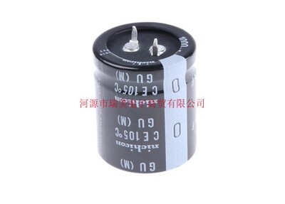 Nichicon铝电解电容器200Vdc1000μF±20%105°C通孔LGU2D102MELB