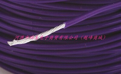 Alpha Wire PTFE设备电线20AWG紫色UL1213线型30M长5856 VI005