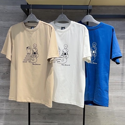 NB短袖男女通用联名T恤