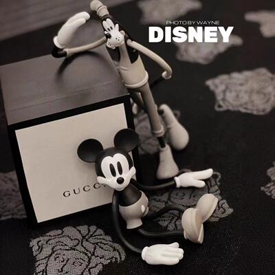 复古迪士尼手办摆件可拗造型