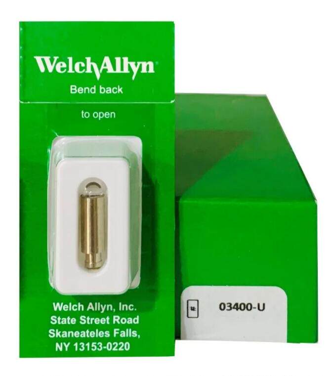 welch allyn伟伦24020检耳镜/电耳镜灯泡 03400 2.5V0.66A_虎窝淘
