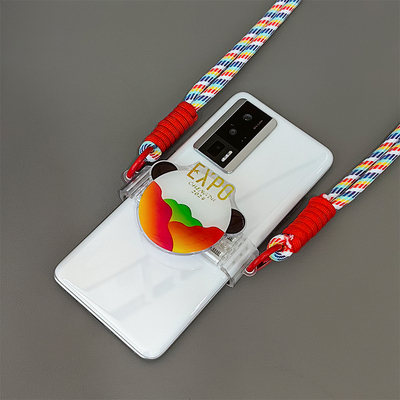 【任选3件包邮】成都赛事熊猫文创纪念品手机背夹斜挎可背带挂绳