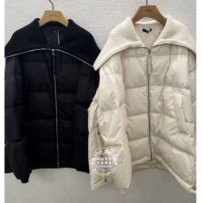 INITIAL国内代购 25冬 女翻领宽松休闲羽绒服25WDWFMCVV904不退换