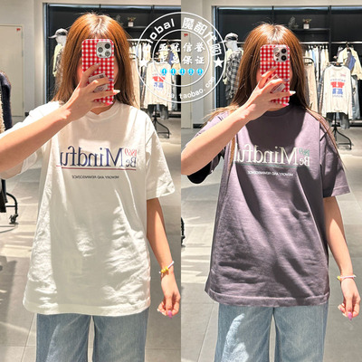 MOUSSY25春限定印花短袖T恤衫