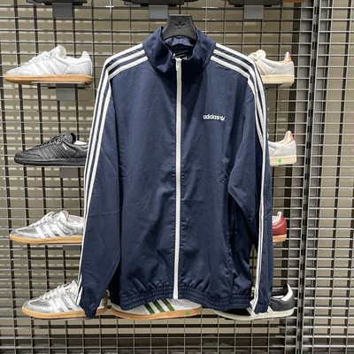 Adidas阿迪达斯男女装2025秋季情侣款运动休闲梭织夹克外套IY1631