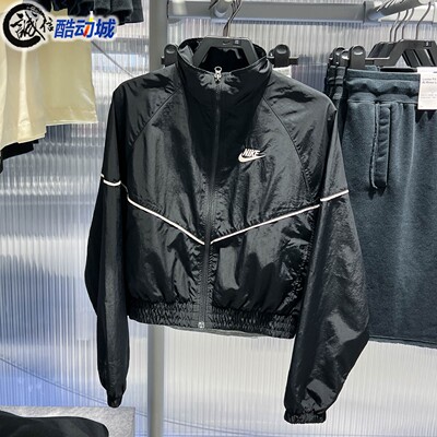 Nike耐克女子2026夏新款运动休闲防风防晒梭织夹克外套IM8028-011