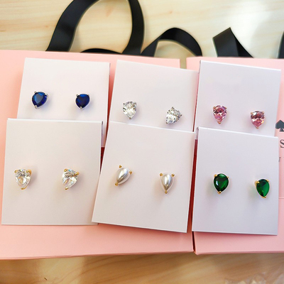 爱心造型简约小巧迷你桃心形耳钉