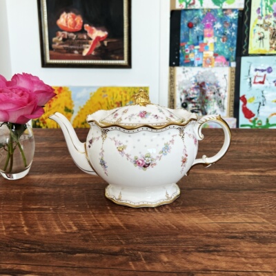英制现货无盒安东尼中号茶壶骨瓷