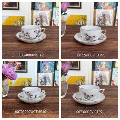 赫伦纯手工手绘茶杯碟