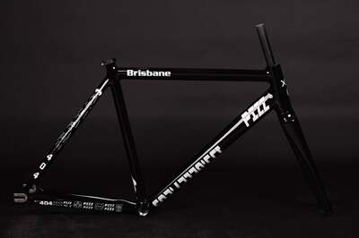 【杭州VS死飞】PIZZ Brisbane AV GRAY TSUNAMI 死飞 自行车 车架