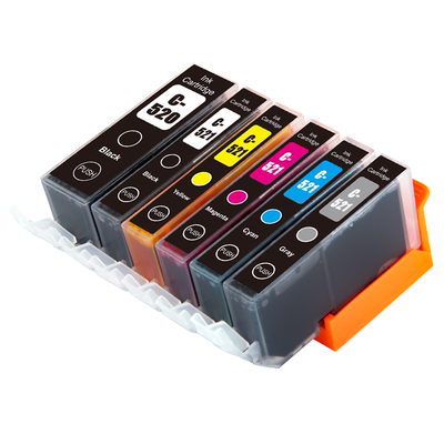 适用佳能PGI-520BK CLI-521墨盒iP3600 iP4600 MP540 MP630打印机