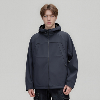 欧洲原单 329欧 防水防风加绒保暖男士软壳冲锋衣秋冬厚外套G0098