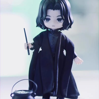 正版哈利·波特与魔法石Q版BJD可动人偶 MJD布衣系列盲盒潮玩手办