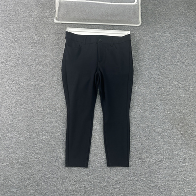 常规腰欧美风七分大码裤