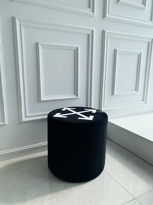 offwhite潮流家居系列印花凳子沙发凳换鞋化妆凳潮玩网红软装饰品